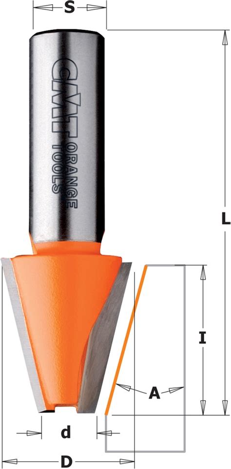 Schuine Frees 15° Zonder Kogellager Hw