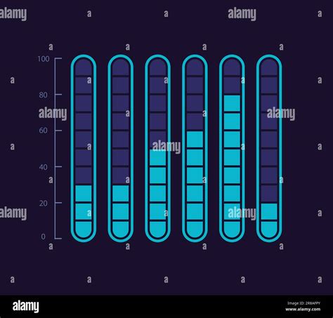 Fragmented Capacity Infographic Chart Design Template For Dark Theme