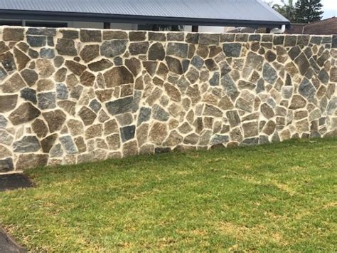 Natural Walling Stone Mixed Granite Cladding Aussietecture Stone