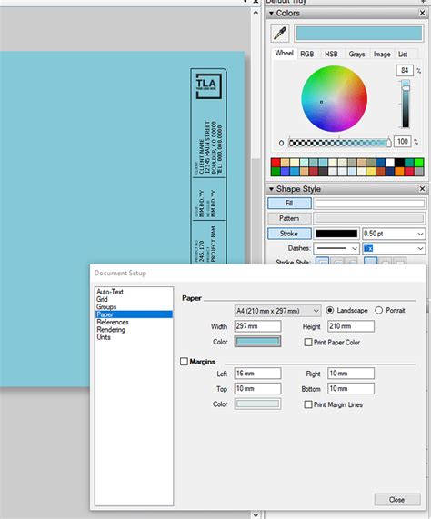 How To Change Background Color In Pre Made Templates In SketchUp Layout LayOut SketchUp