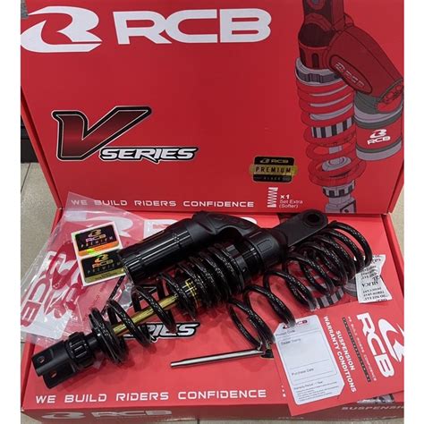RCB VD SERIES HONDA VARIO150 CLICK 125 330MM MONOSHOCK PREMIER BLACK GOLD EXTRA 1SET SOFT