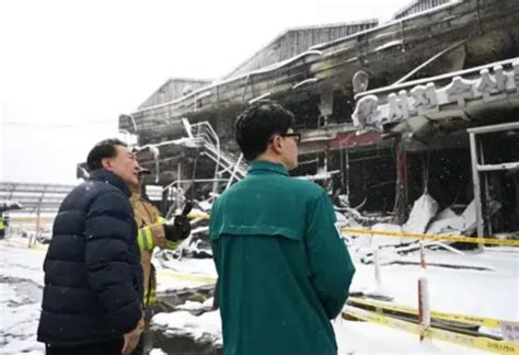 韓國舒川傳統市場重大火災！227間店鋪燒毀 尹錫悅親赴現場視察 國際要聞 全球 Nownews今日新聞