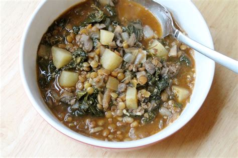 Tiffany Harvey 52 Sausage Lentil And Kale Stew 207 Calories