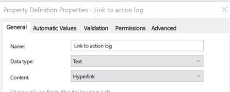 Unable To Copy A Link To A Sharepoint Location In A Field Created As Text Content Hyperlink