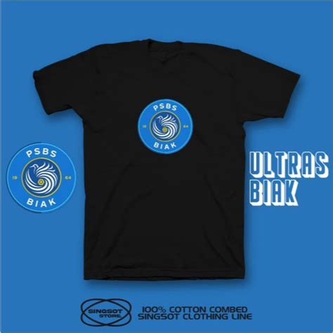 Jual Kaos Sepak Bola Psbs Biak Juara Liga 2 Indonesia Logo Psbs Biak