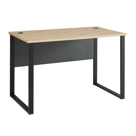 Lomadox Schreibtisch Manresa 36 120x73cm Graphit Mit Eiche