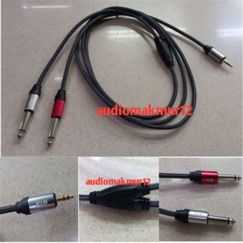Jual Kabel Input Jack Hp Laptop Ke Mixer Audio 1 5 Meter Jack 3 5mm
