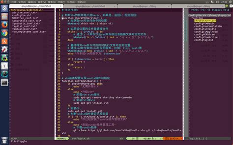 Vim配置及插件安装自动化脚本 知乎