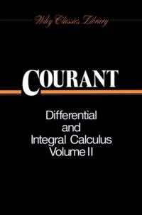 Differential And Integral Calculus Volume 2 Richard Courant E