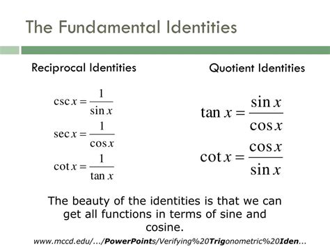Ppt Unit 5 Trigonometric Identities Powerpoint Presentation Free