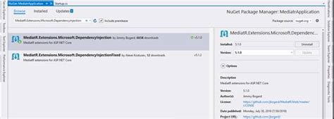 Command And Mediator Patterns In Aspnet Core Using Mediatr