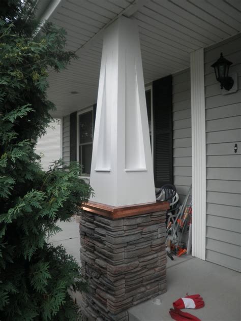 Craftsman Style Tapered Porch Columns