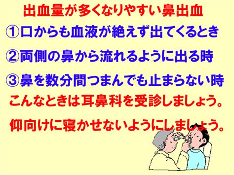 鼻出血鼻血｜診察室でよくみる大人の病気 みやけ内科・循環器科