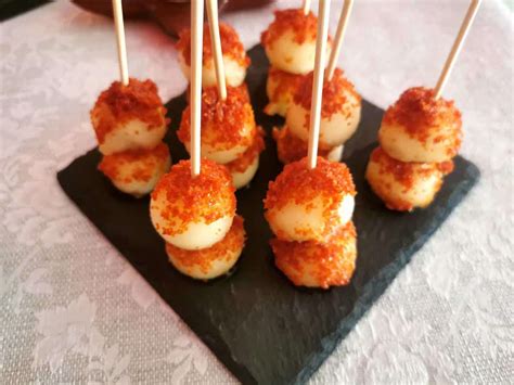 Brochetas De Melón Con Crujiente De Jamón
