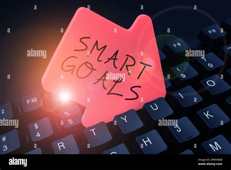 Text Showing Inspiration Smart Goals Word Written On Mnemonic Used As