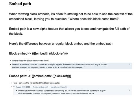 Can Logseq Track Embed Paths Like Roam Research Questions And Help