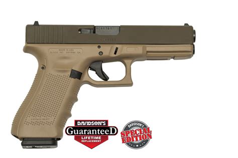 Glock 17 9mm Gen 4 Patriot Brown Climags
