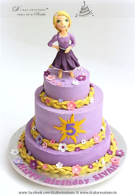 Rapunzel Cake Cumpleaños De Enredados Cumpleaños Tortas