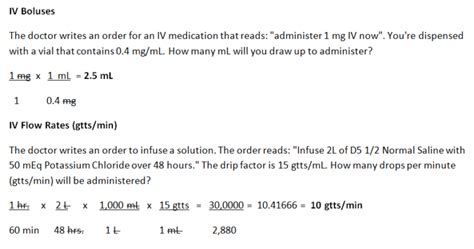 Dosage Drug Calculations Nursing Review Comprehensive