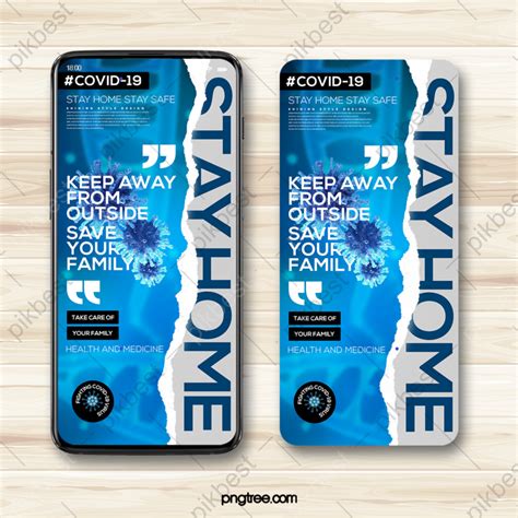 Fashion Color Gradient Gene Background Home Isolation Virus Epidemic