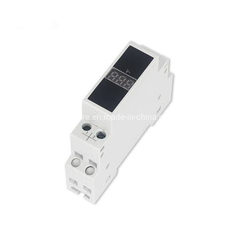 Modular Voltage Meter 1 Phase 80V To 500V AC LED Digital Display DIN Rail Volt Meter Digital