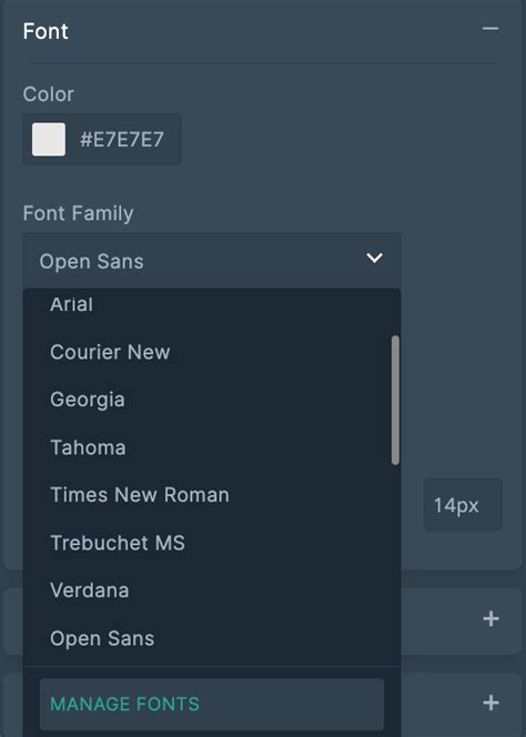 Themes Font Library Zoho Forms