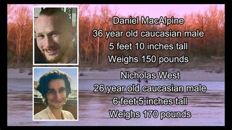 Missing In Bc Recovered Daniel Macalpine And Nicholas West Youtube