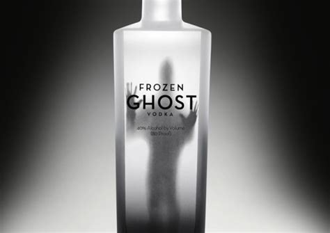Frozen Ghost Vodka Is A Spooky Spirit Vodka Packaging Vodka Bottle Design