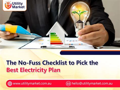 The No Fuss Checklist To Pick The Best Electricity Plan Utility Market