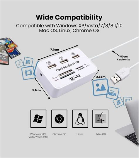 EVM Usb Hub And Card Reader 2 0 Usb Port Jaiswal Photo Goods