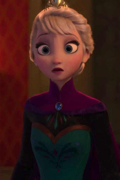 The Frozen Queen Is Wearing A Tiara