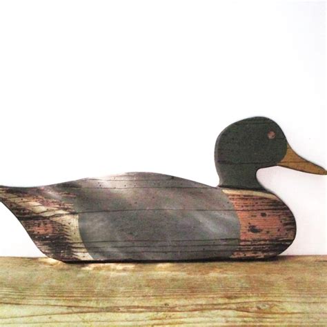 Carved Wood Duck Etsy