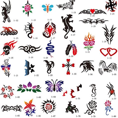 Template Tattoo Golden Phoenix Airbrush Tattoo Ste Grandado