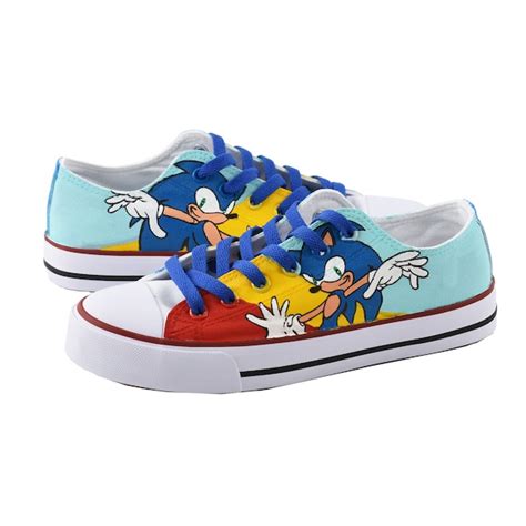 Sonic The Hedgehog Shoes Etsy