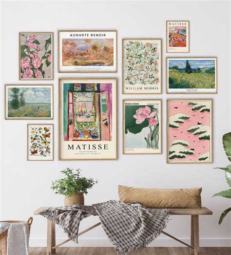 Eclectic Gallery Wall Art Set Of 10 Maximalist Wall Art Eclectic