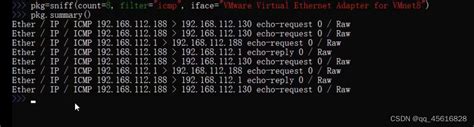 Scapy库交互式运行scapy监听网卡流量实现wireshark类似的显示 Csdn博客