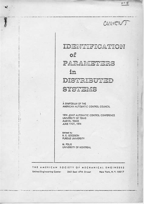Pdf Identification Of Functional Parameters In Partial Differential Equations
