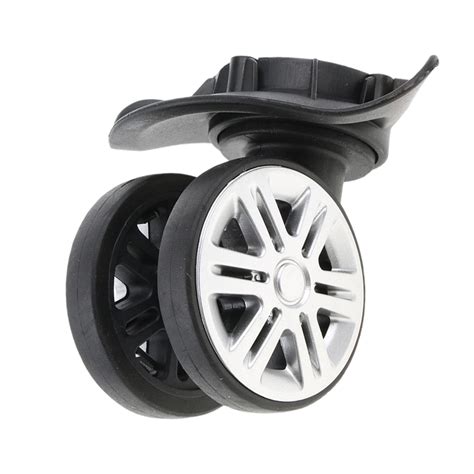 1 paar A19 DIY Koffer Gepäck Ersatz Rollen Swivel Grandado