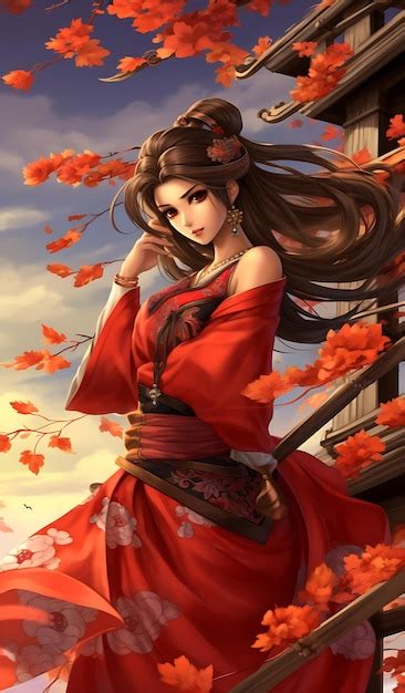 Premium Photo Beautifull Japanese Girl Mobile Wallpaper
