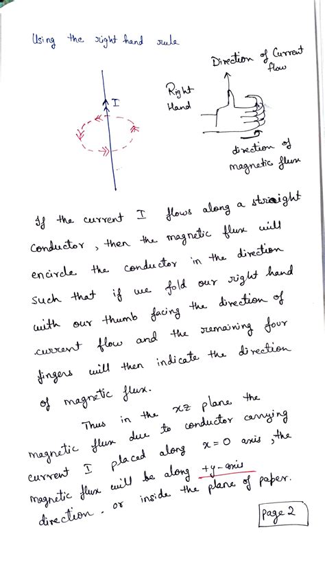 Solved D What Is The Direction Of The Magnetic Flux Density In The Plane Course Hero