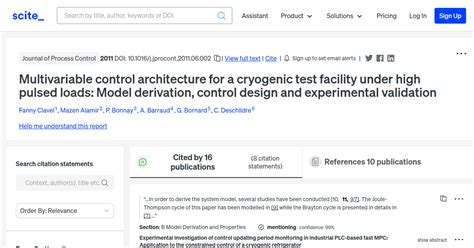 Multivariable Control Architecture For A Cryogenic Test Facility Under