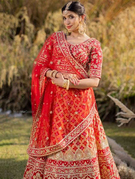 Classical Red Zardozi Bridal Lehenga By Asopalav