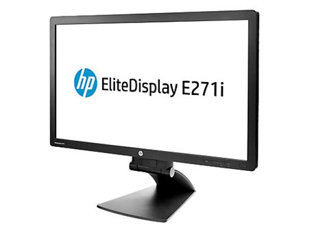 HP EliteDisplay E271i 27 Inch LED Backlit Monitor Spins For Your Unique Neck