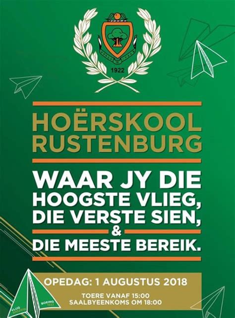 Rustenburg Schools Open Days 2018 Rustenburg
