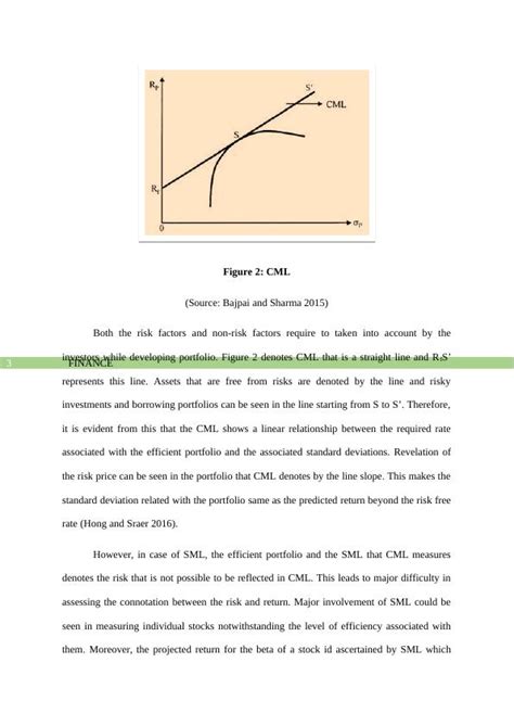 Finance Sml Cml And Minimum Variance Portfolio