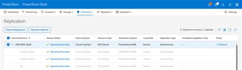 creating a protection policy with replication rules dell powerstore