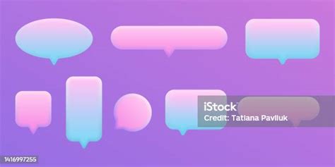 3d 메시지 상자 거품 텍스트 말하기 채팅 프레임 Brand Name Online Messaging Platform에 대한 스톡 벡터 아트 및 기타 이미지 Brand