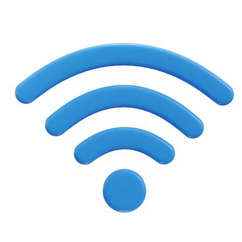 3d Wifi Wireless Network Icon Illustration 29724916 Png