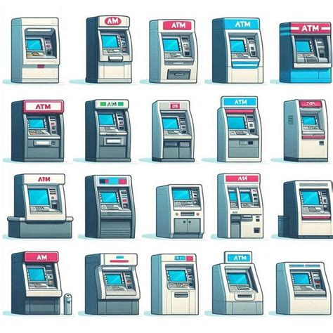 Atm Automated Teller Machine Vector Illustration Premium Ai Generated
