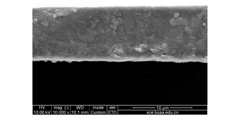 Sem Micrograph Of Pure Pvdf Film Download Scientific Diagram